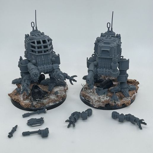 🎲 ARMORED BIPED WALKER・ 3D File for 3D printing・Cults