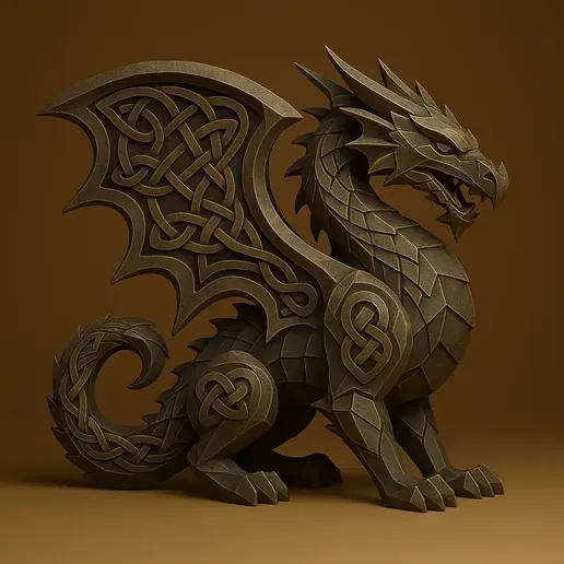 ancient celtic dragon