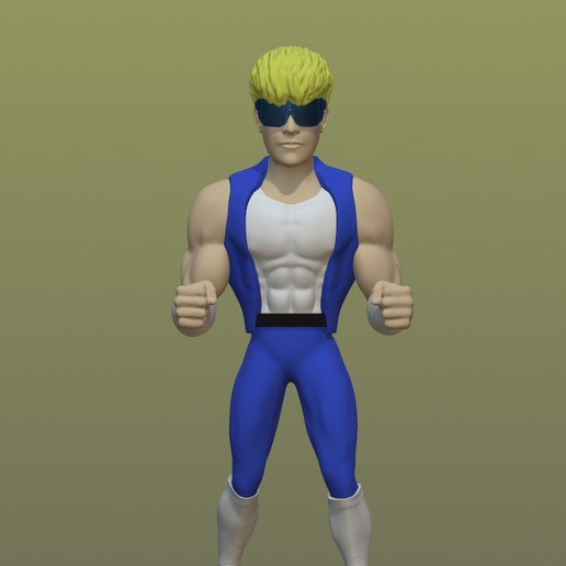 STL file Double Dragon Billy, Videogame (Fan art) 🐉 ・3D print design to ...