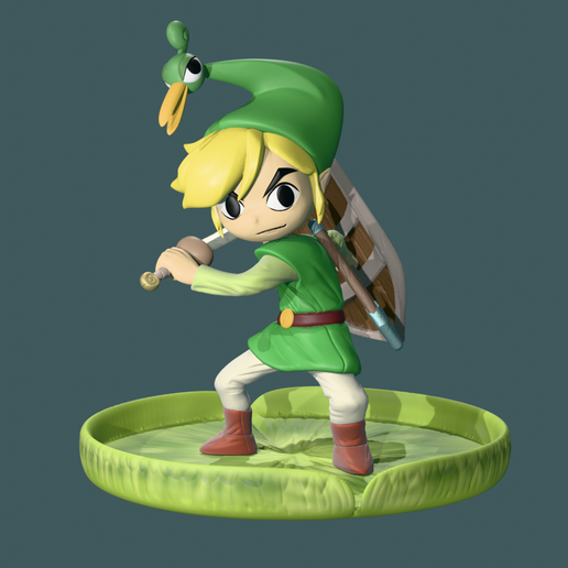 🔗 Toon link Zelda Minish cap [Fan Art]・ STL File for 3D printing・Cults