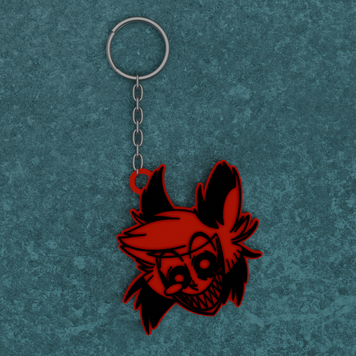 🏨 Hazbin Hotel - ALASTOR exclusive Keychain Pack・ STL File for 3D ...