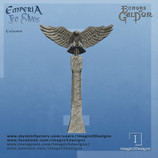 🧊 Emperia Ice Elves Column・ 3D File for 3D printing・Cults
