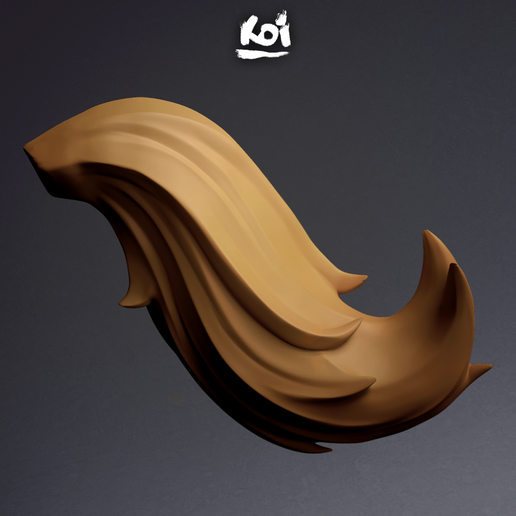 🦊 Fox Tail・ 3D File for 3D printing・Cults