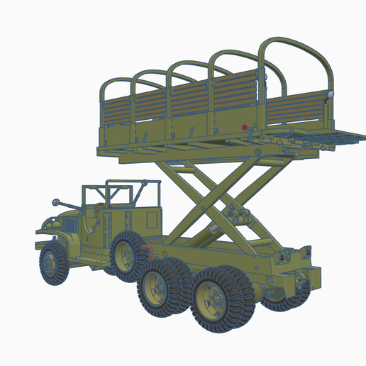 🚚 (ADD-ON) GMC CCKW 353 High-Lift cargo body (heil)・ STL File for 3D ...