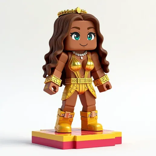 STL file Beyoncé’s Coachella Minecraft Performance Figure 👑🎤 ・3D ...