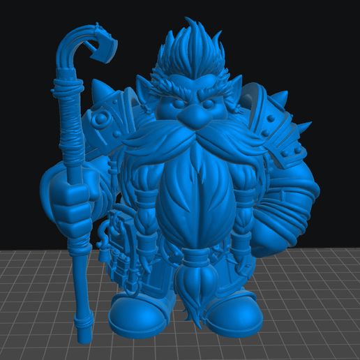 🧙 Mage Dwarf・ STL File for 3D printing・Cults