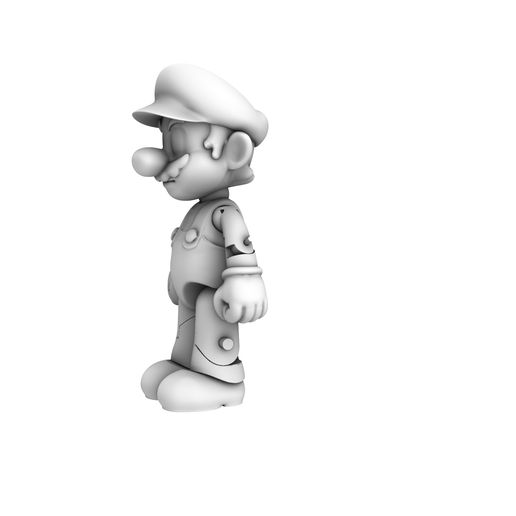 🎨 Mario Bros Articulated Action Figure・ STL File for 3D printing・Cults