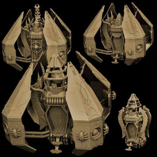 🎲 Eternal Dynasty Monolith Sci Fi Miniature (with varied bodies and ...