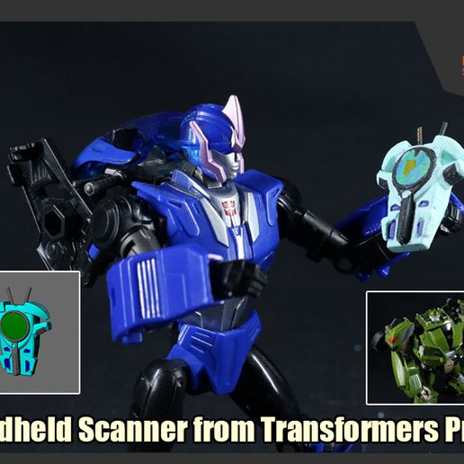 🤖 Handheld Scanner from Transformers Prime・Archivo STL para ・Cults