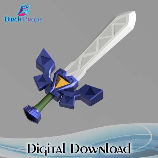 🗡️ The Legend of Zelda: Lokomo Sword・ STL File for ・Cults