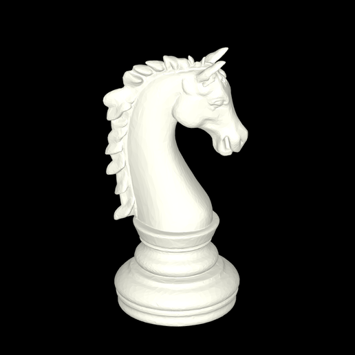 ♟️ chess knight・ STL File for 3D printing・Cults