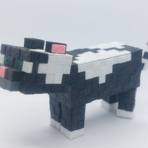 🐱 Minecraft Cat・ STL File for ・Cults