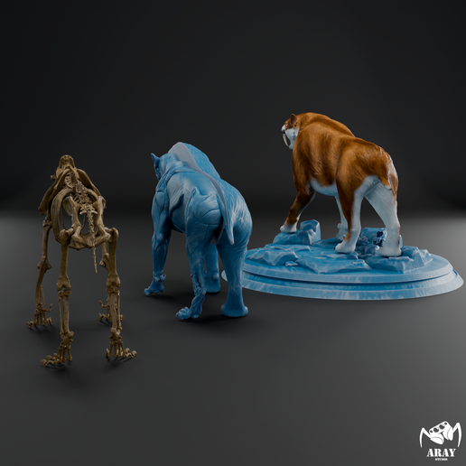 🐅 Smilodon populator - sabertooth 3D print model・ 3D File for 3D ...