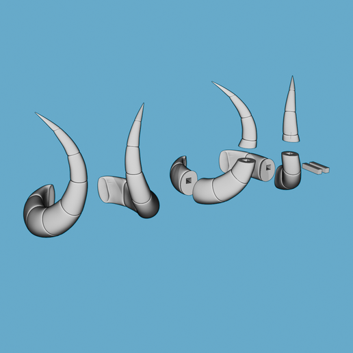 🤘 Malevola Horns・ 3D File for 3D printing・Cults
