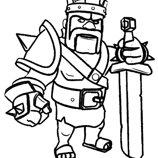 clash of clans coloring book