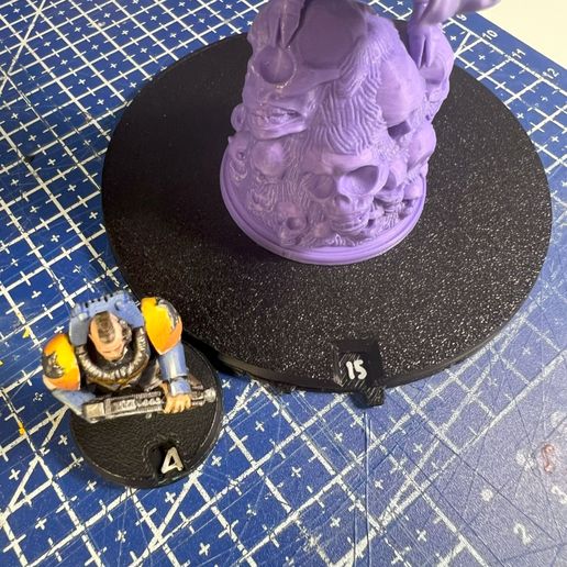 🎲 Wound Counter Bases XL - 100mm | Kill Team | Miniature Wargames | D&D ...