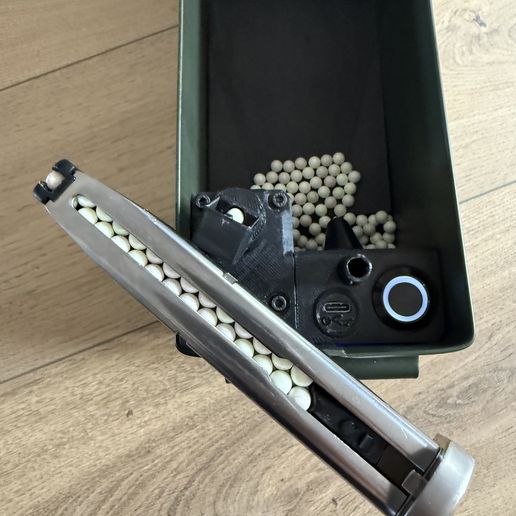 🔫 Airsoft Speedloader GBB Adapter・Free STL File for 3D printing・Cults