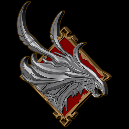 🦅 FF 16 Phoenix Eikon Symbol・ STL File for ・Cults