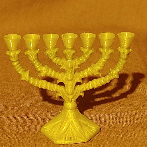 🕎 Menorah・ STL File for 3D printing・Cults