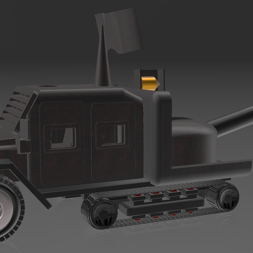 🔫 Assault vehicle La Mole Brigadier - field gun carriage・ STL File for ...