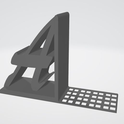 📚 Book End A,Z・Free STL File for 3D printing・Cults