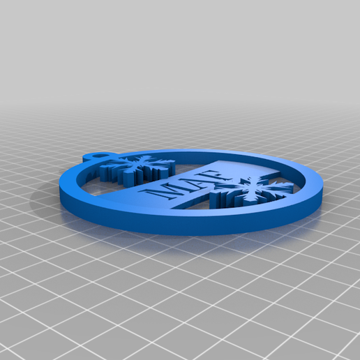 Free 3D file MAF Customized Ornament Medallion Snowflake 2 ️ ・3D print ...