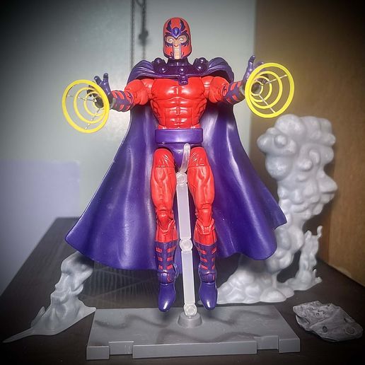 🦸 Magneto Magnetism Effect・ STL File for 3D printing・Cults