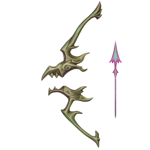STL file League Of Legends Fae Dragon Ashe Bow And Arrow Skin For ...