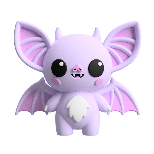 🧛 Cute Cryptid Vampire Bat 3D Printable Figure - Adorable Bat Monster ...