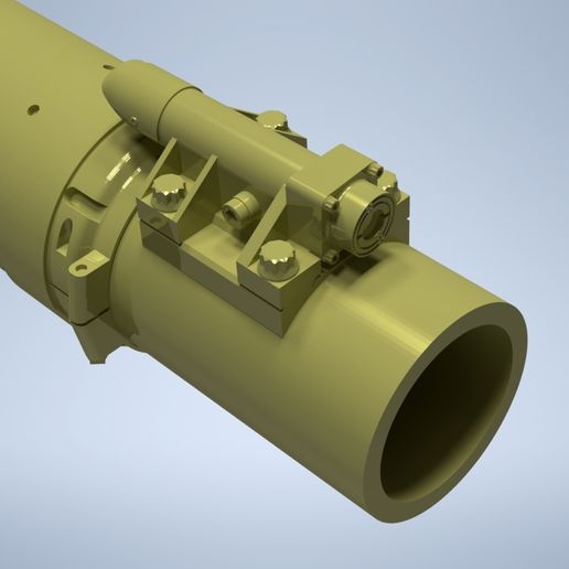 🔫 M256 120mm Smoothbore Gun Barrel for M1A1/M1A2 Abrams in 1/16 Scale ...