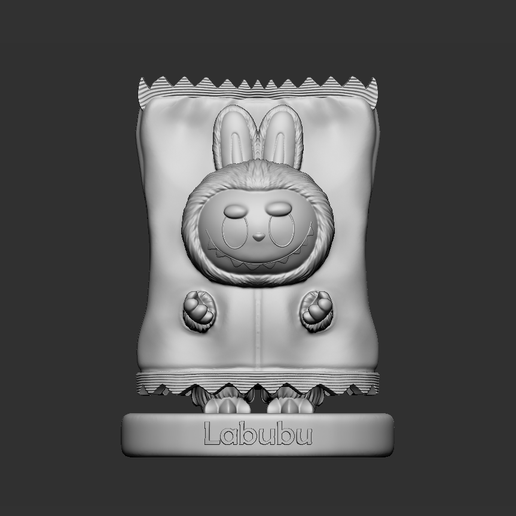 Archivo STL Labubu standing snack package 📦 ・Plan de impresión en 3D ...