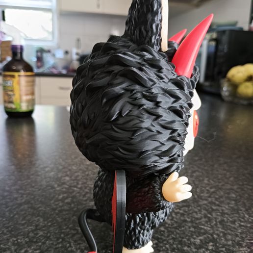 😈 Devil Labubu・ STL File for 3D printing・Cults