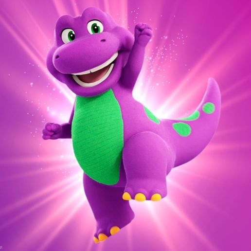 🦖 Barney the Dinosaur – 3D Printable Figure・ STL File for 3D printing・Cults