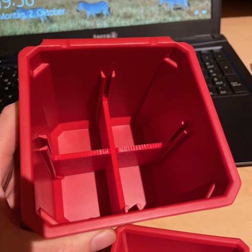 🧳 Divider and lid for Milwaukee Packout boxes・ STL File for ・Cults