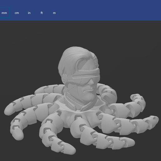 STL file X-Men - Cyclops Octo 🎨 ・3D print model to download・Cults