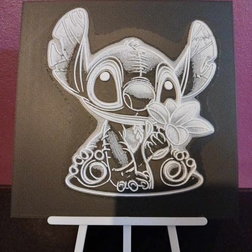 3MF file Hueforge Stitch sans AMS 🎨 ・3D print design to download・Cults