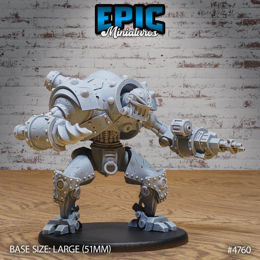 🎲 Battle Automaton Set ‧ DnD Miniature ‧ Tabletop Miniatures ‧ Gaming ...