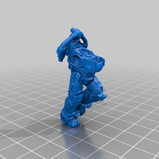 🔫 Fallout T60 Power Armor Miniature Kit (No Weapons)・Free 3D File for ...