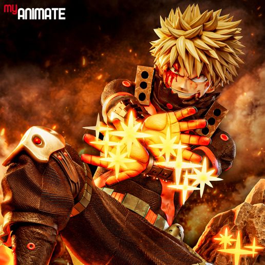 👾 Bakugo (MyHeroAcademia) – STL for 3D Printing・ 3D File for 3D ...