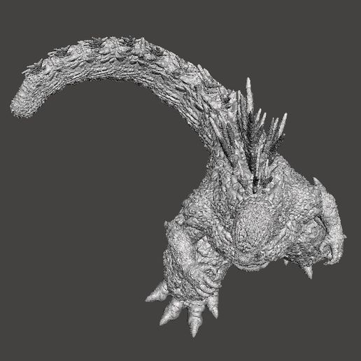 GODZILLA MINUS ONE KAIJU MONSTER MINIATURE GAMES RPG DND・ STL File for ...