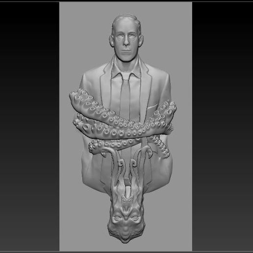 Arquivo grátis STL H. P. Lovecraft 🗿 ・design de impressão 3D para ...