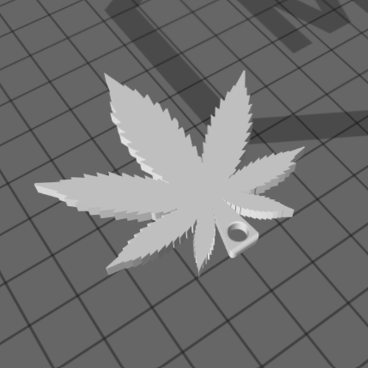 🔑 Weed key chain・Free STL File for 3D printing・Cults