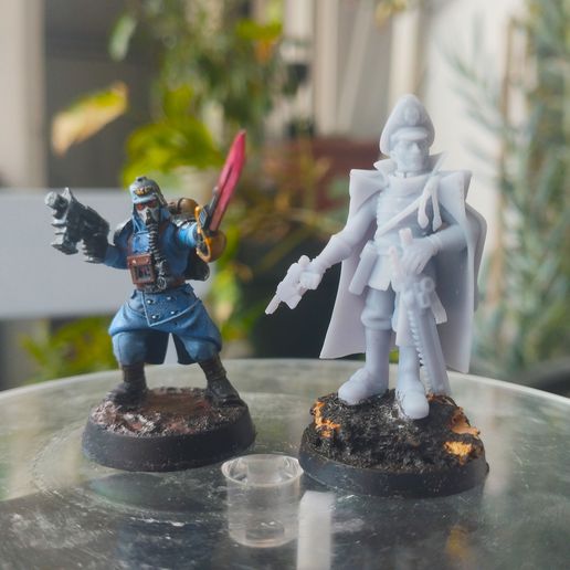 👫 Ciaphas Cain Fanart miniature・ 3D File for 3D printing・Cults