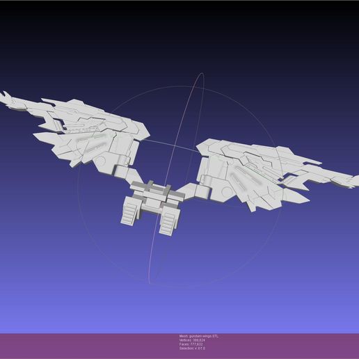 STL file Wing Gundam Backpack Assembly 🪶 (STEP)・Design to download and ...
