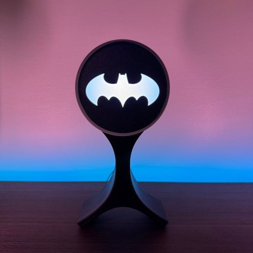 🎧 Batman Headset Stand with LED Lights・ STL File for 3D printing・Cults