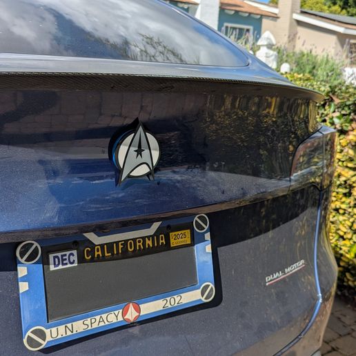 Emblems for Interchangeable Tesla Model Y Rear Emblem Replacement・Free ...