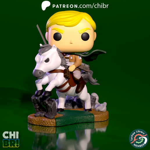 💬 Erwin - Attack on Titan・ STL File for 3D printing・Cults