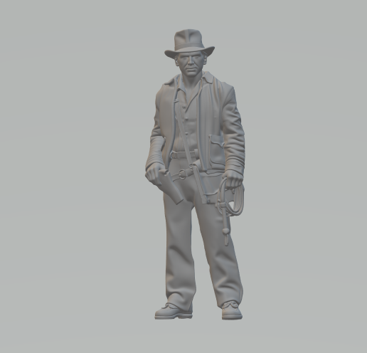 👨 Indiana Jones・ STL File for 3D printing・Cults