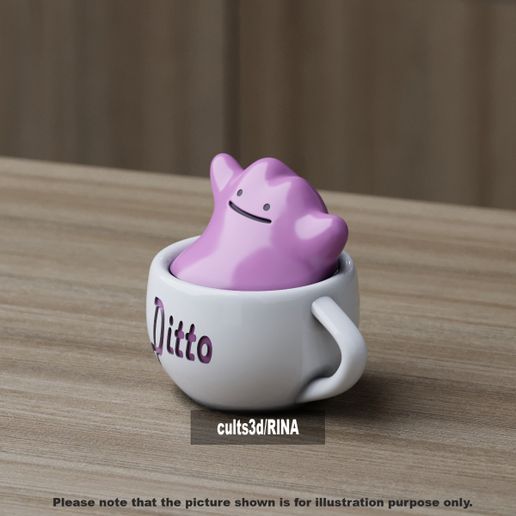 🐉 Ditto chill cup・ STL File for 3D printing・Cults
