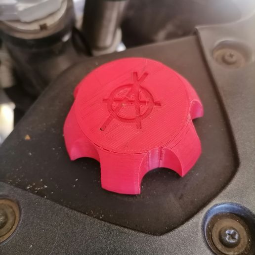 STL file motorcycle gas cap 🏍️ ・3D print design to download・Cults